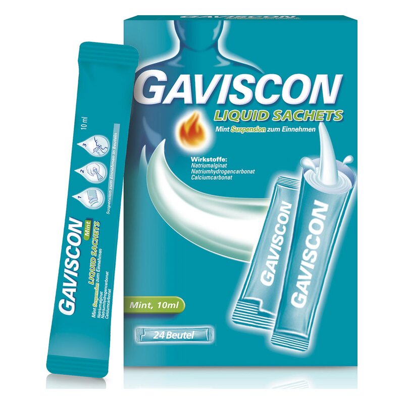 Gaviscon Liquid Mint Suspension | Barbara - Apotheke Bärnbach